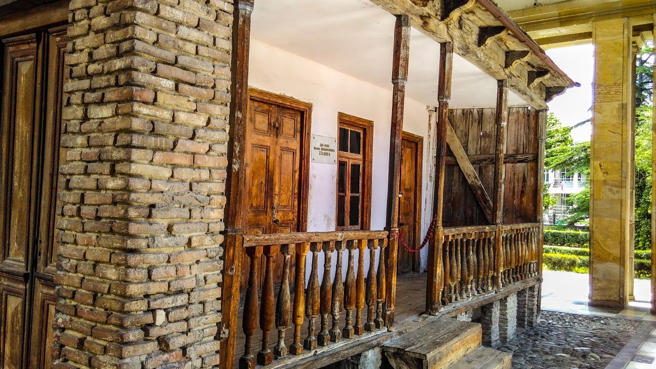 Joseph Stalin's birthplace house, Stalin museum, Gori Georgia - YouTube