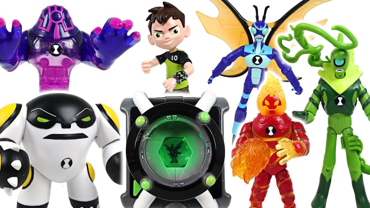 Dinosaur army is coming! Ben 10 Omnitrix transform to 10 aliens! Help ...