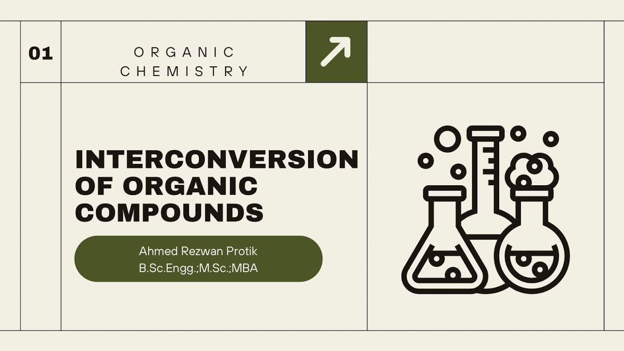 SSC I HSC I Organic Chemistry I Interconversion of Organic Compounds I ...