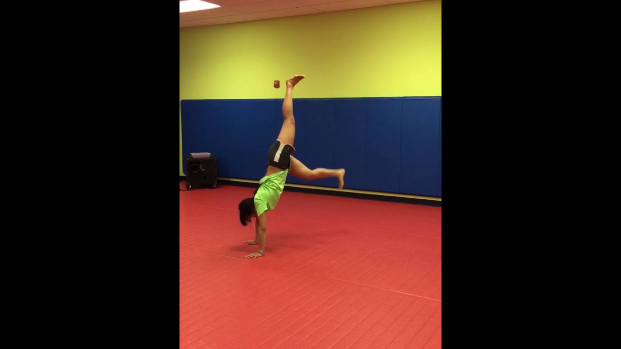 Funny Bug & Giggle Worm Gymnastic Routine Skills - YouTube