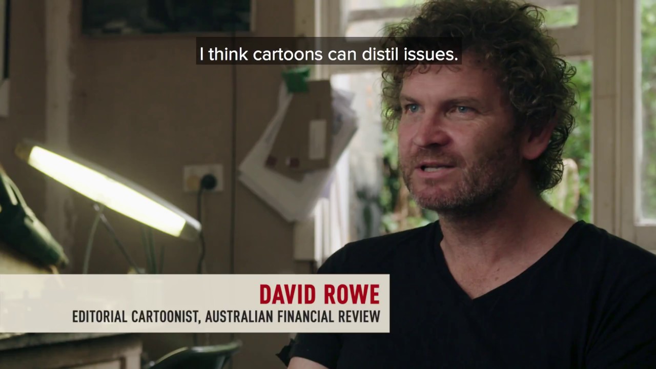 David Rowe: 2017 Behind the Lines Cartoonist of the Year - YouTube