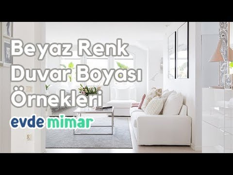 Beyaz Renk Duvar Boyası ve Uyumlu Olduğu Renkler