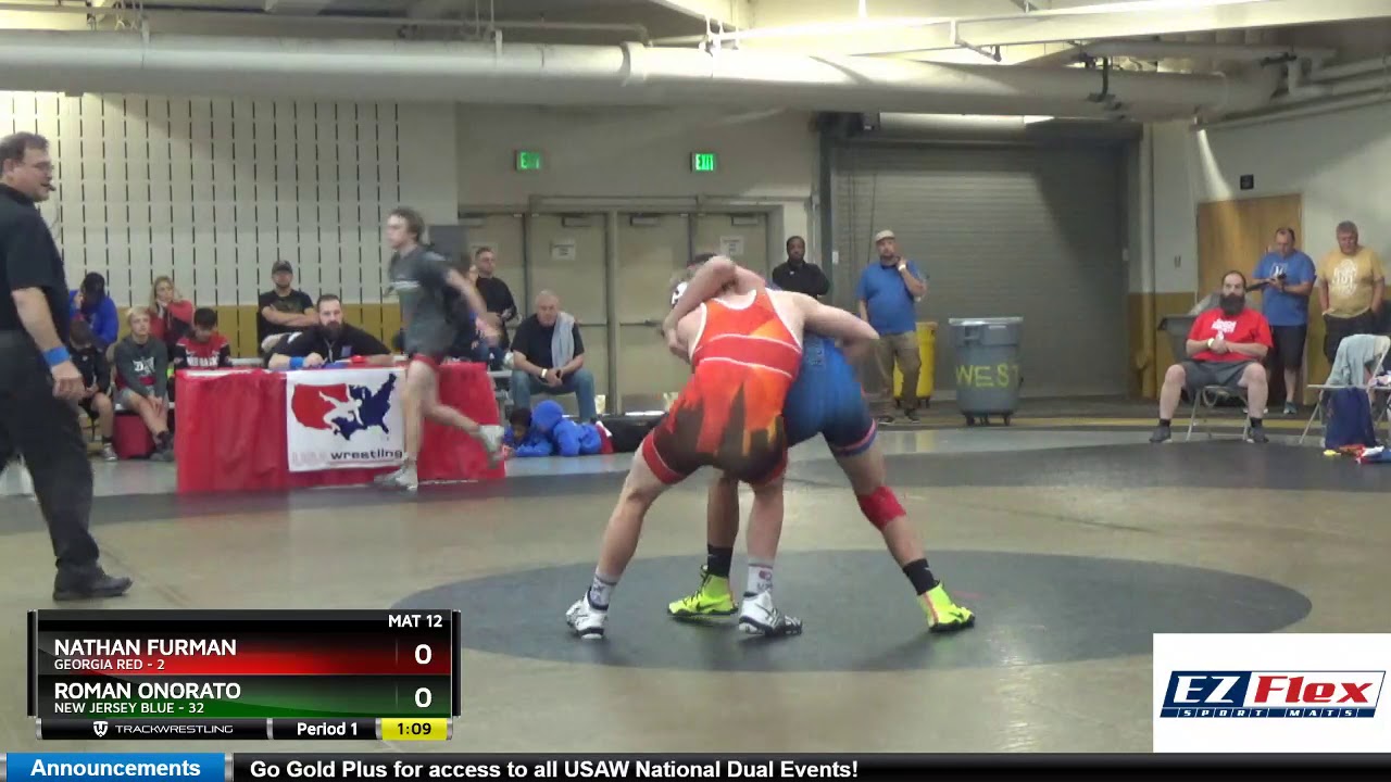 Mat 12 125 Nathan Furman Georgia Red Vs Roman Onorato New Jersey Blue ...