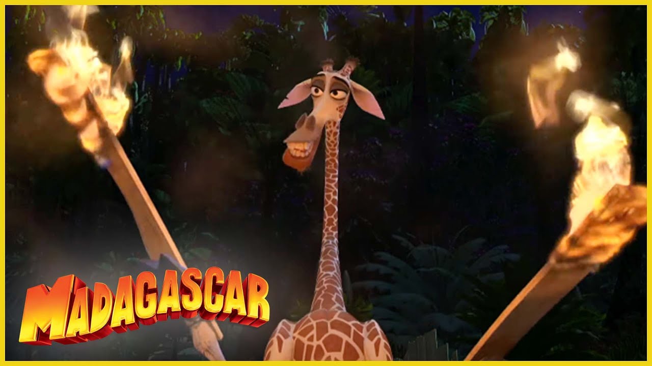 DreamWorks Madagascar en Español Latino | Melman crea fuego ...