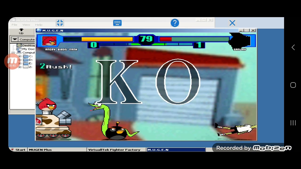 Mugen Battle #207: Angry Birds Tank vs Sanjay and Craig - YouTube