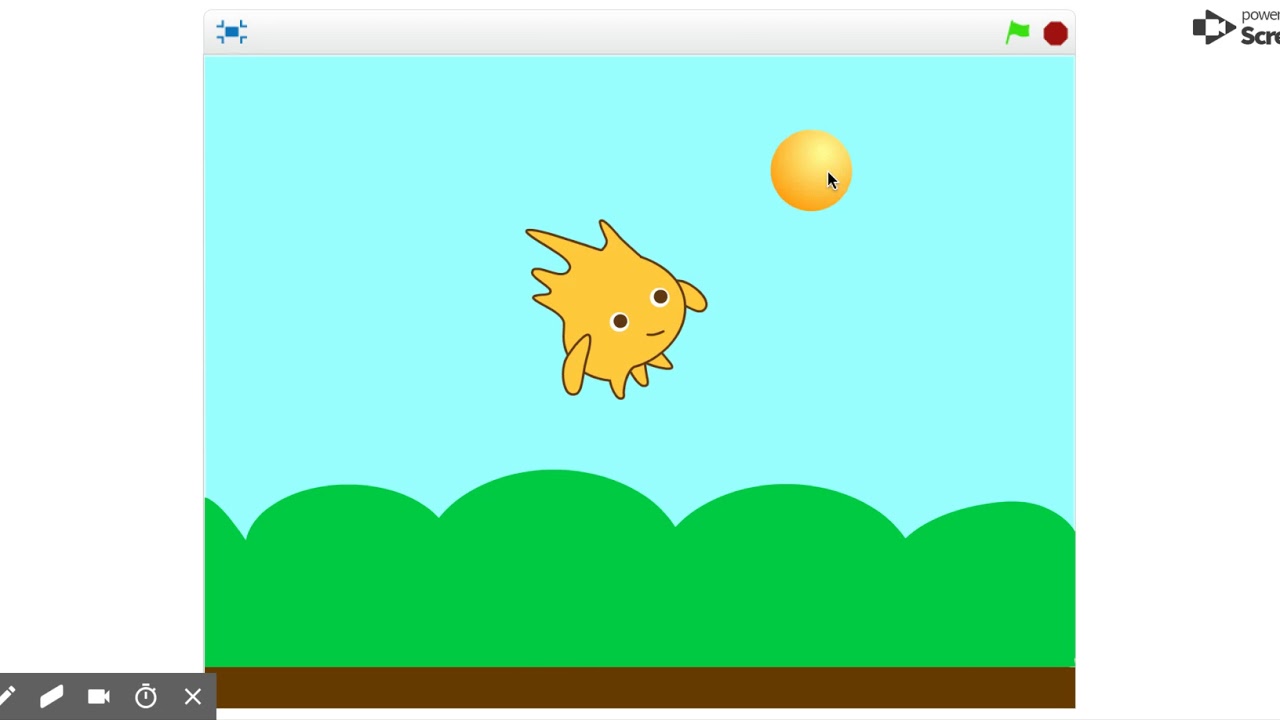 "Fantasy" game on Scratch ariel - YouTube