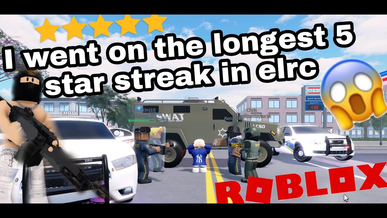 I went on the longest 5 star streak in elrc (emergency response liberty ...