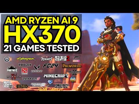 AMD Ryzen 9 HX 370 Gameplay Benchmarks on GMKtec Evo-X1 Mini PC [21 Games Tested]