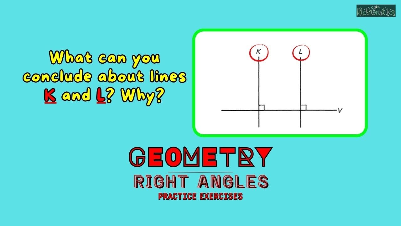 Geometry: Right Angles | Solved Example No. 1 - YouTube