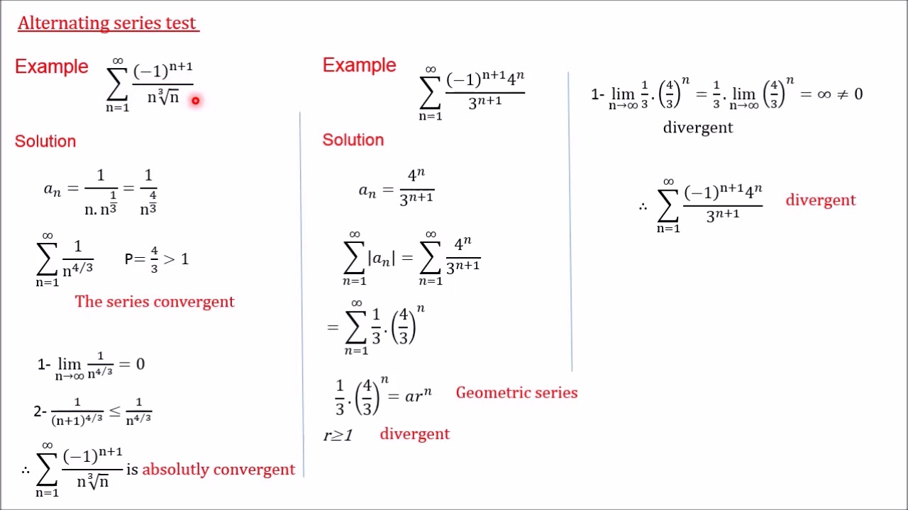 Alternating Series Estimation Theorem