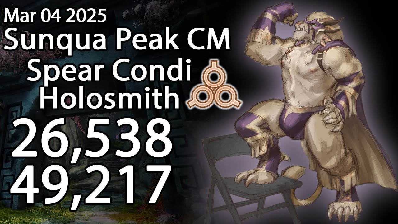 GW2 | Spear Condi Holosmith | Sunqua Peak CM | 2025-03-04 - YouTube