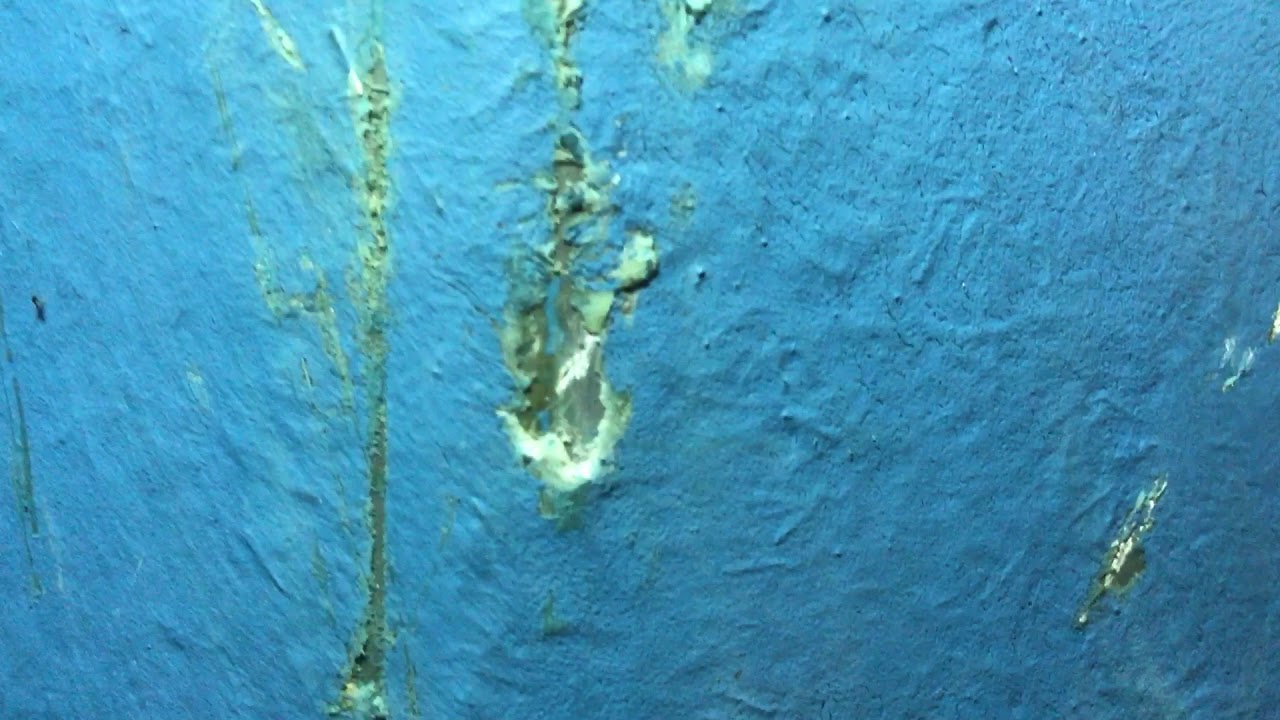 Fiberglass boat hull repair 19 fixing light damage - YouTube