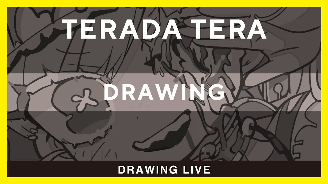Terada Tera / Drawing LIVE - IPPITSU - YouTube