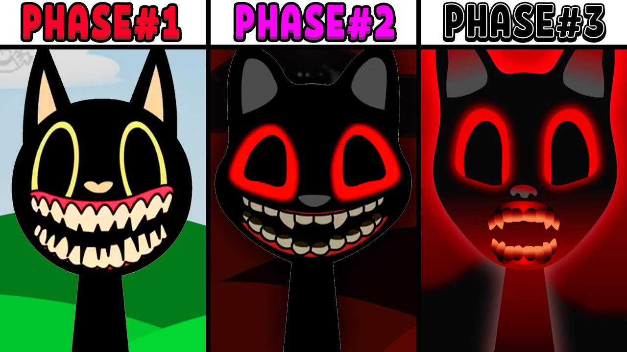 All Phases in New Incredibox Sprunki Oc of Cartoon Cat: From Phase 1 to ...