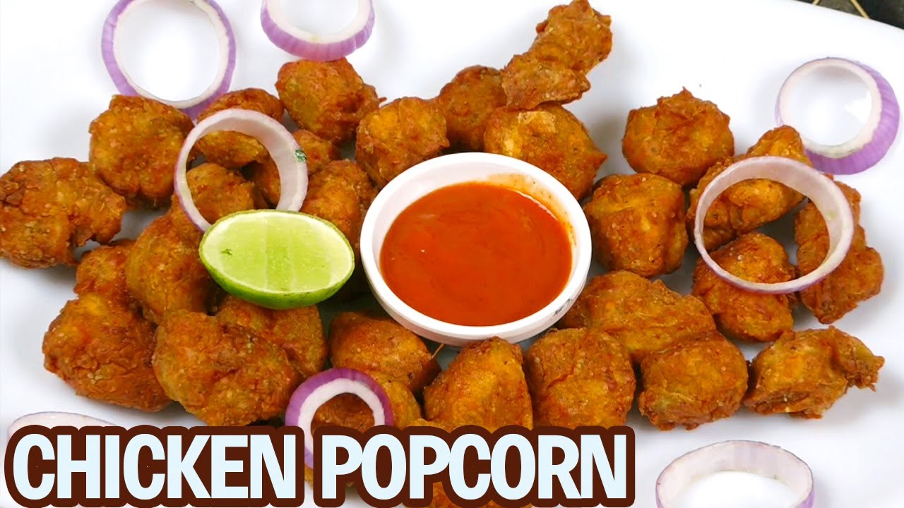 Crispy Chicken Popcorn - Spicy Chicken Snacks | KFC Style Chicken ...