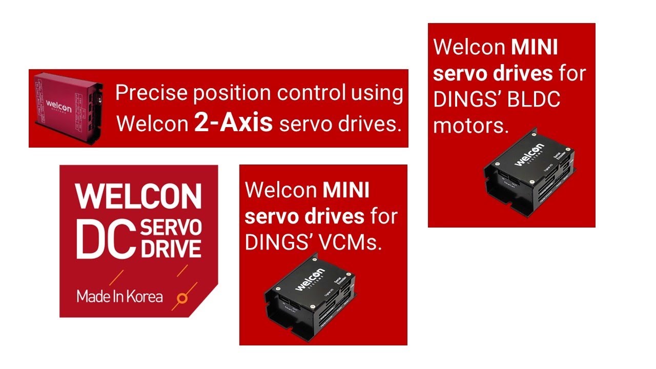 Application of WELCON DC servo drives - YouTube