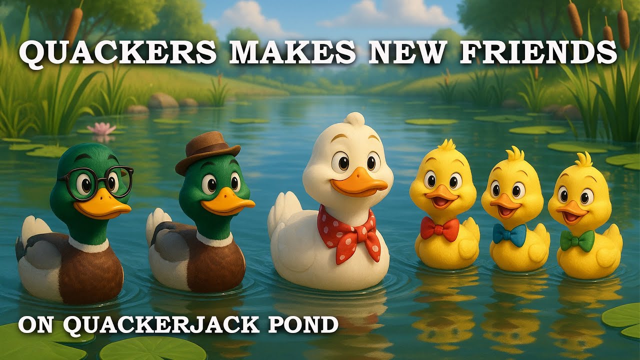 Quackers Finds New Duck Friends at Quackerjack Pond! - YouTube