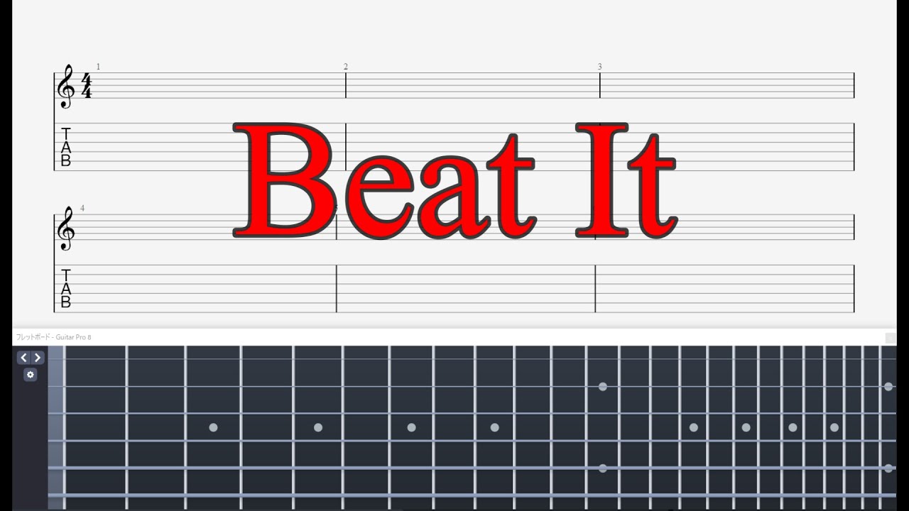 【TABS】Michael Jackson - Beat It | Solo - YouTube