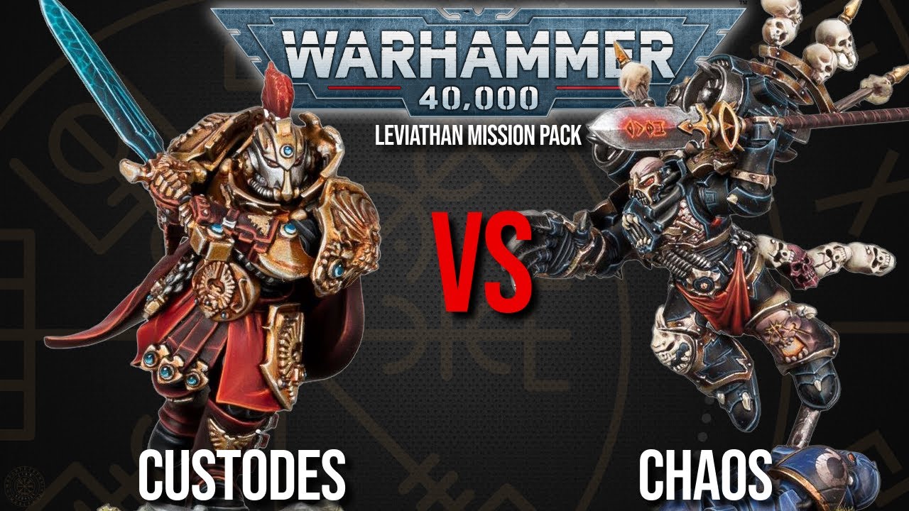 NEW POINTS! Custodes Vs Chaos Space Marines - Warhammer 40k 10th ...