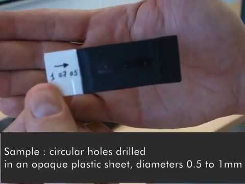 Fresnel Diffraction Experiment 4 : diffraction by a hole - YouTube