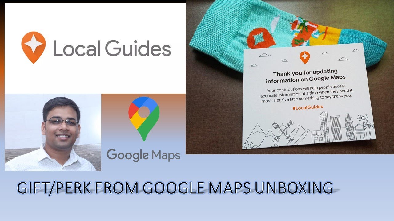 Gift from Google Maps unboxing - YouTube