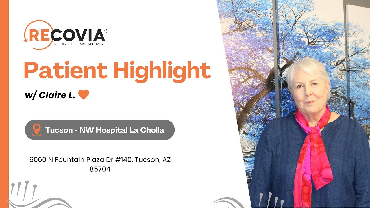 Patient Testimonial: Claire's Journey with Recovia (Tucson) - YouTube