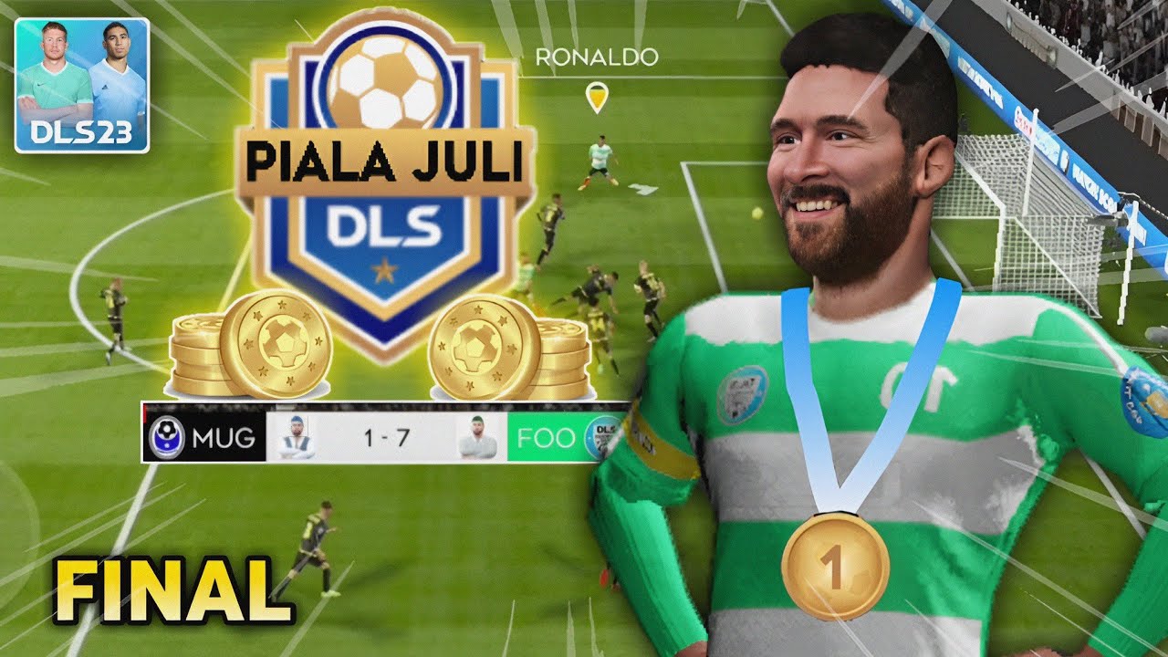 DLS 23 | DETIK-DETIK JUARA DI PIALA JULI DLS 2023 - FINAL | Gameplay ...