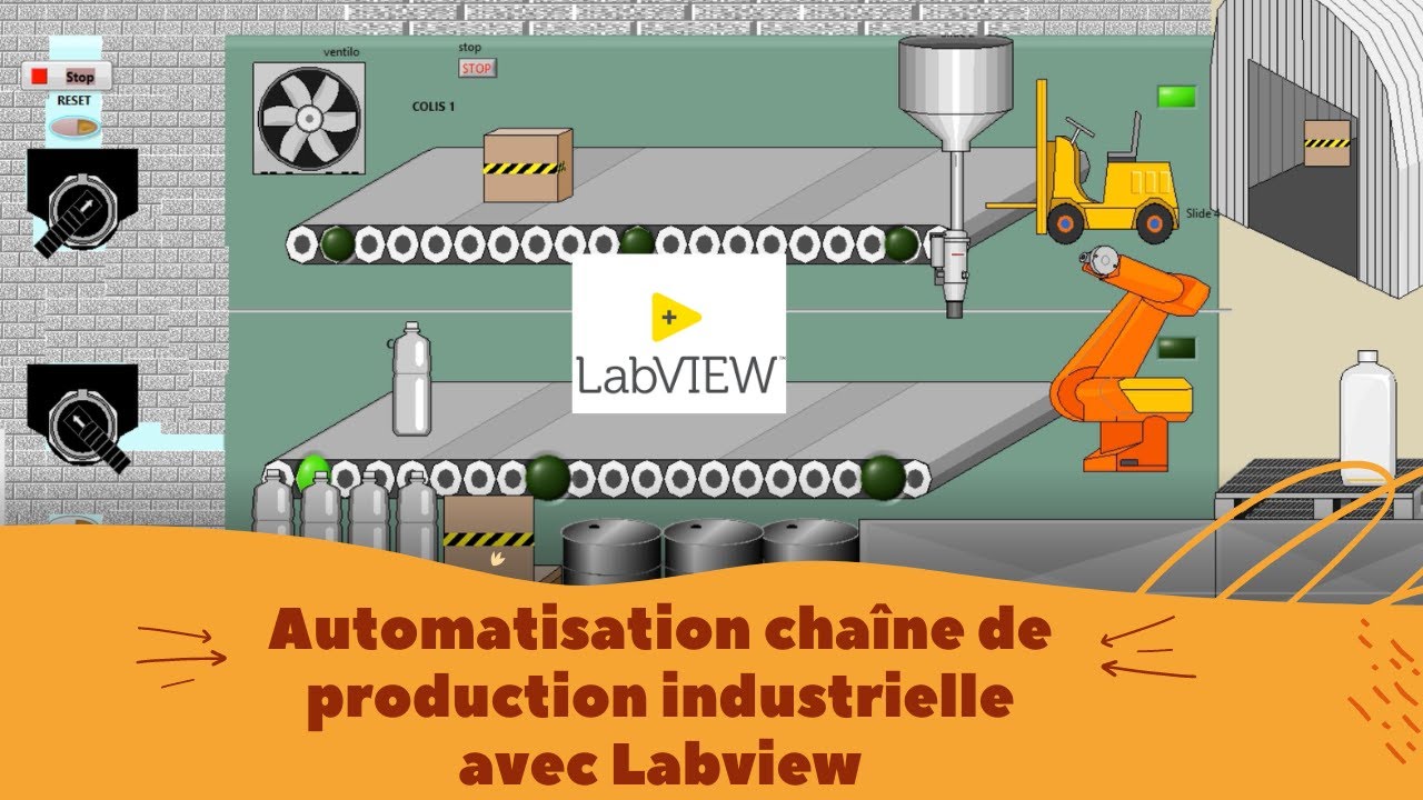 Système scada: Automatisation d'une chaîne de production industrille ...