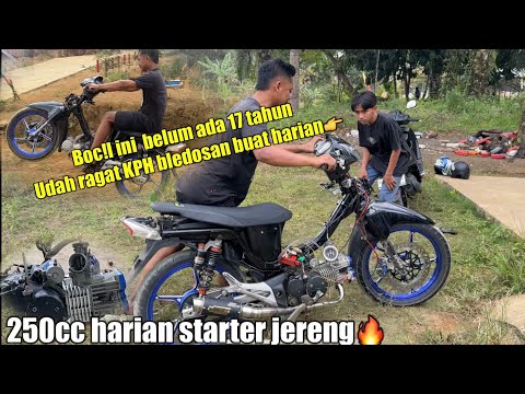 Bociilll! nekat bore up Supra bapak nya jadi 250cc🫣