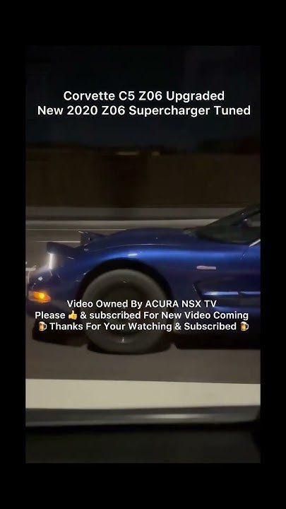 Corvette C5 Z06 Upgraded To New 2020 Z06 Supercharger Tuned vs Lexus ISF PowerChipsTune 🍺🍺🍺 ...