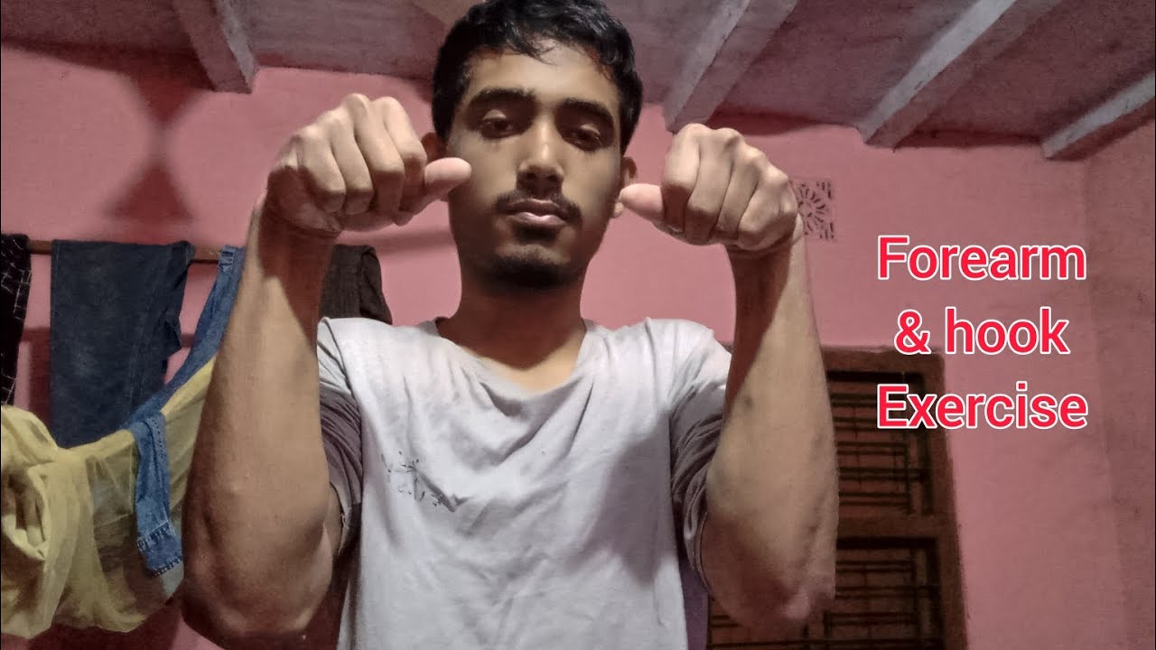 Best exercise to improve forearm & hook strength - YouTube