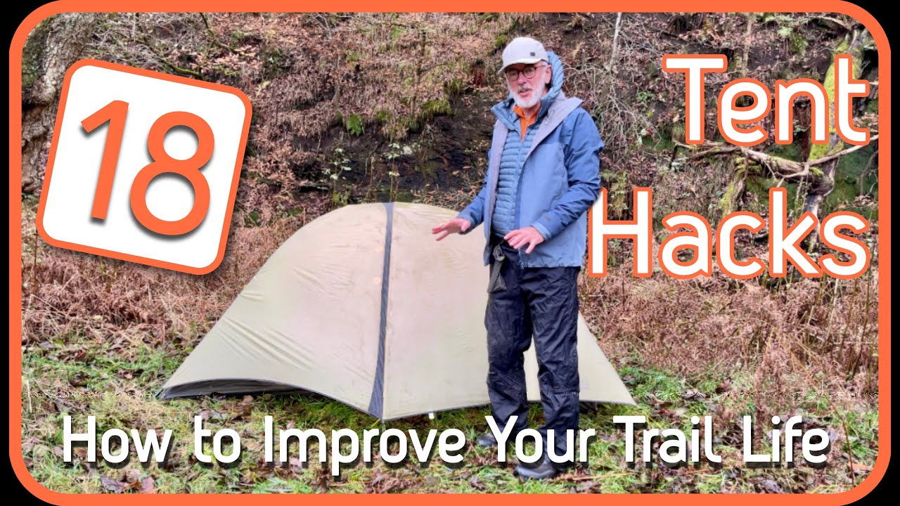 How to improve your trail life, 18 TENT HACKS ! - YouTube