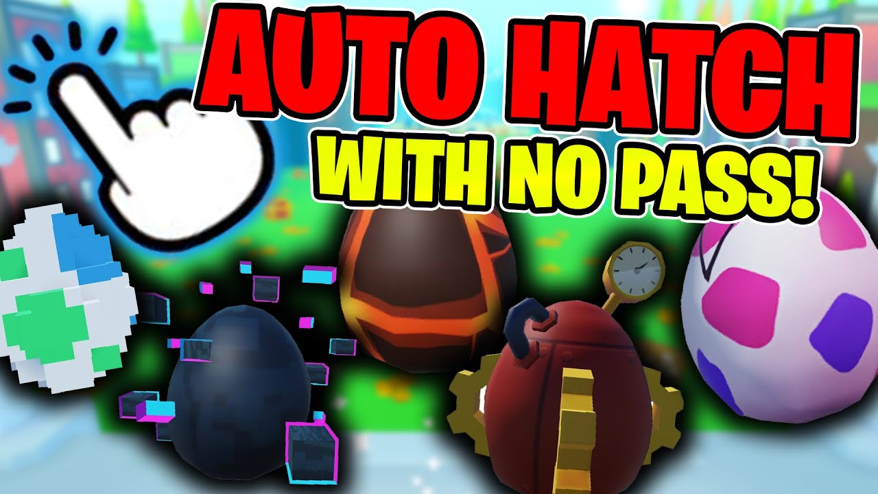 HATCH HUGE HELL ROCKS WITHOUT AUTO HATCH PASS... Pet Simulator X - YouTube