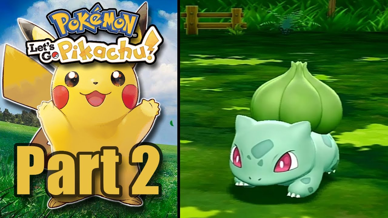 Catching Cabbage: Pokemon Let's GO Pikachu Part 2 - YouTube