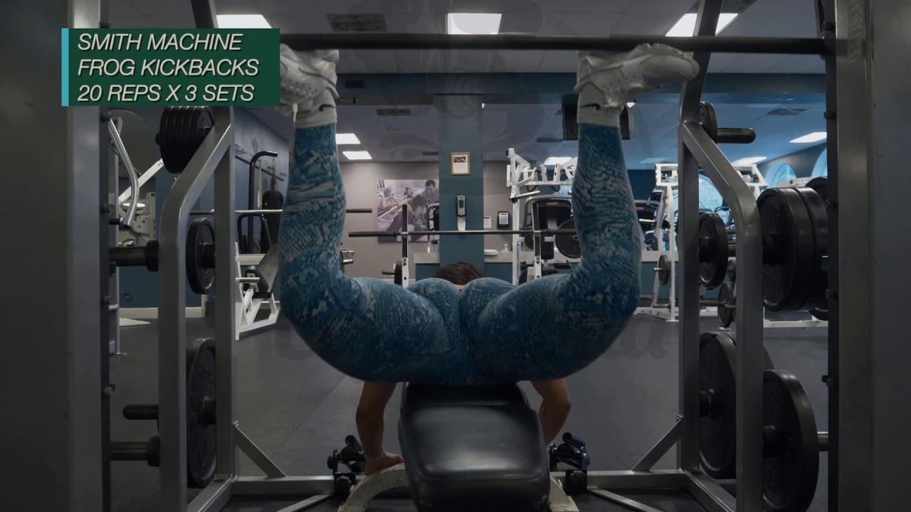 Smith Machine Frog Kickbacks - YouTube