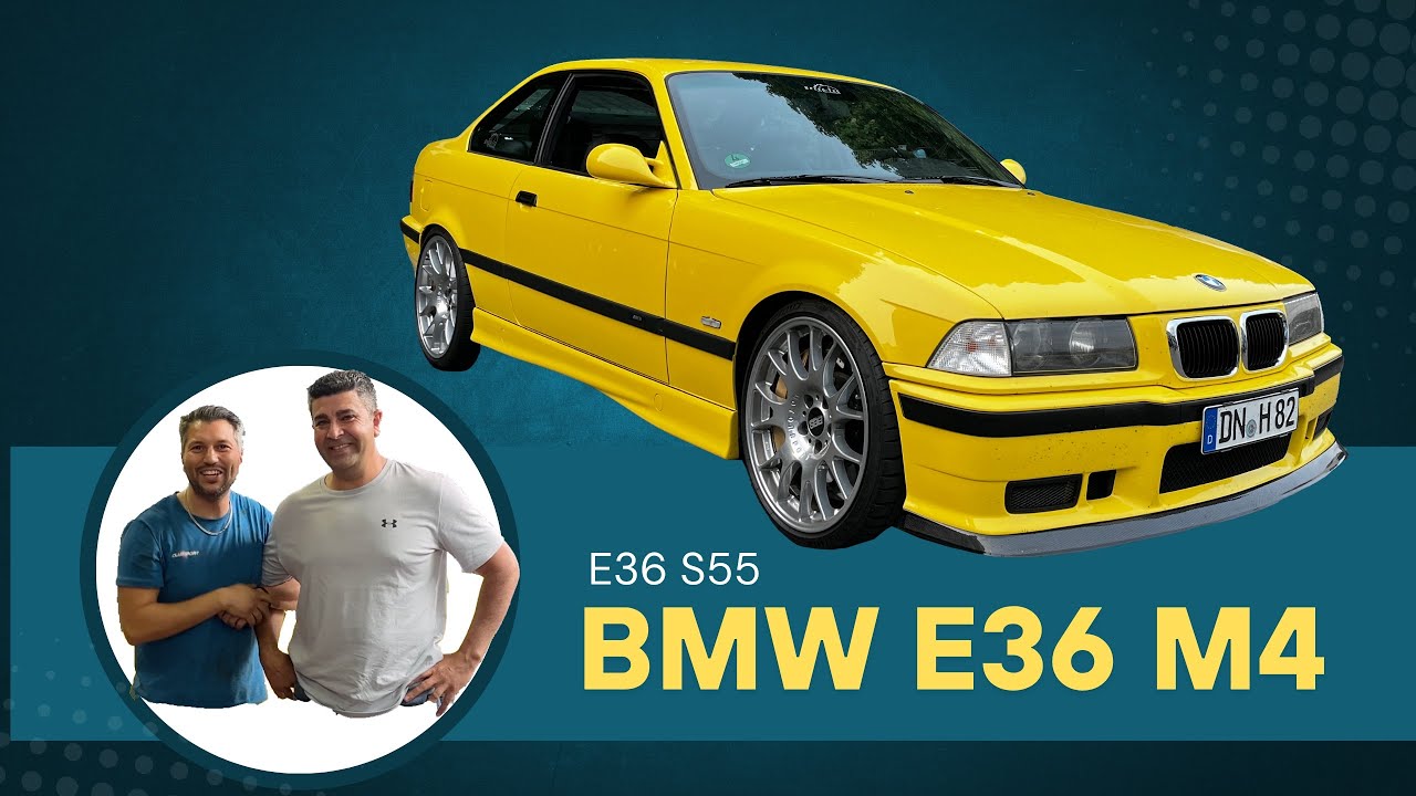 BMW E36 M3 S55 M4 swap - YouTube
