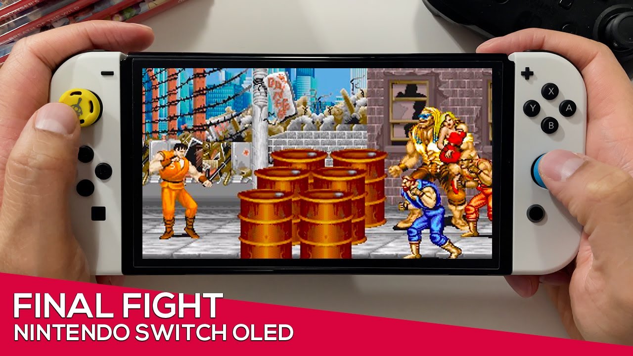 Final Fight Nintendo Switch Oled Gameplay #nintendoswitcholed - YouTube