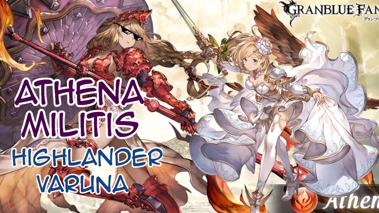 Athena Militis (P-Type) | Replicard Sandbox [Granblue Fantasy] - YouTube