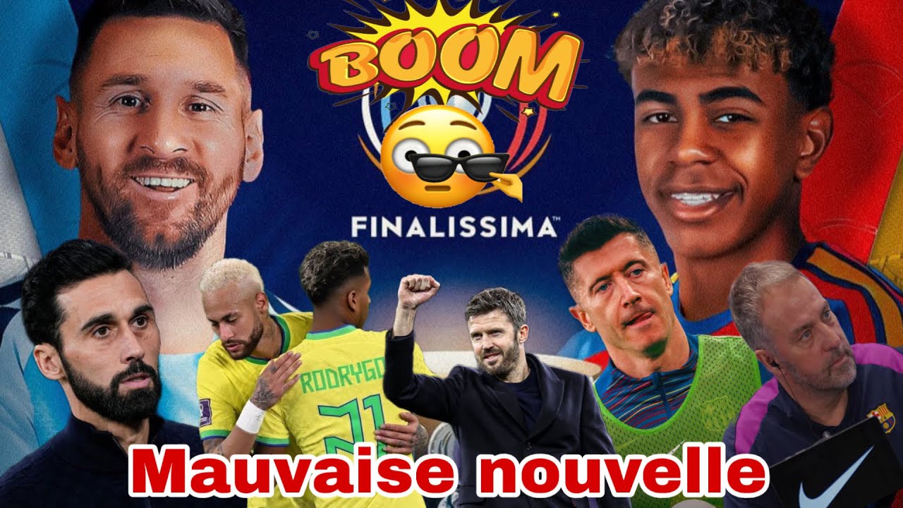 BREAKING : Finale annulée Argentine 🇦🇷 vs Espagne 🇪🇸 – Lewandowski OUT ...