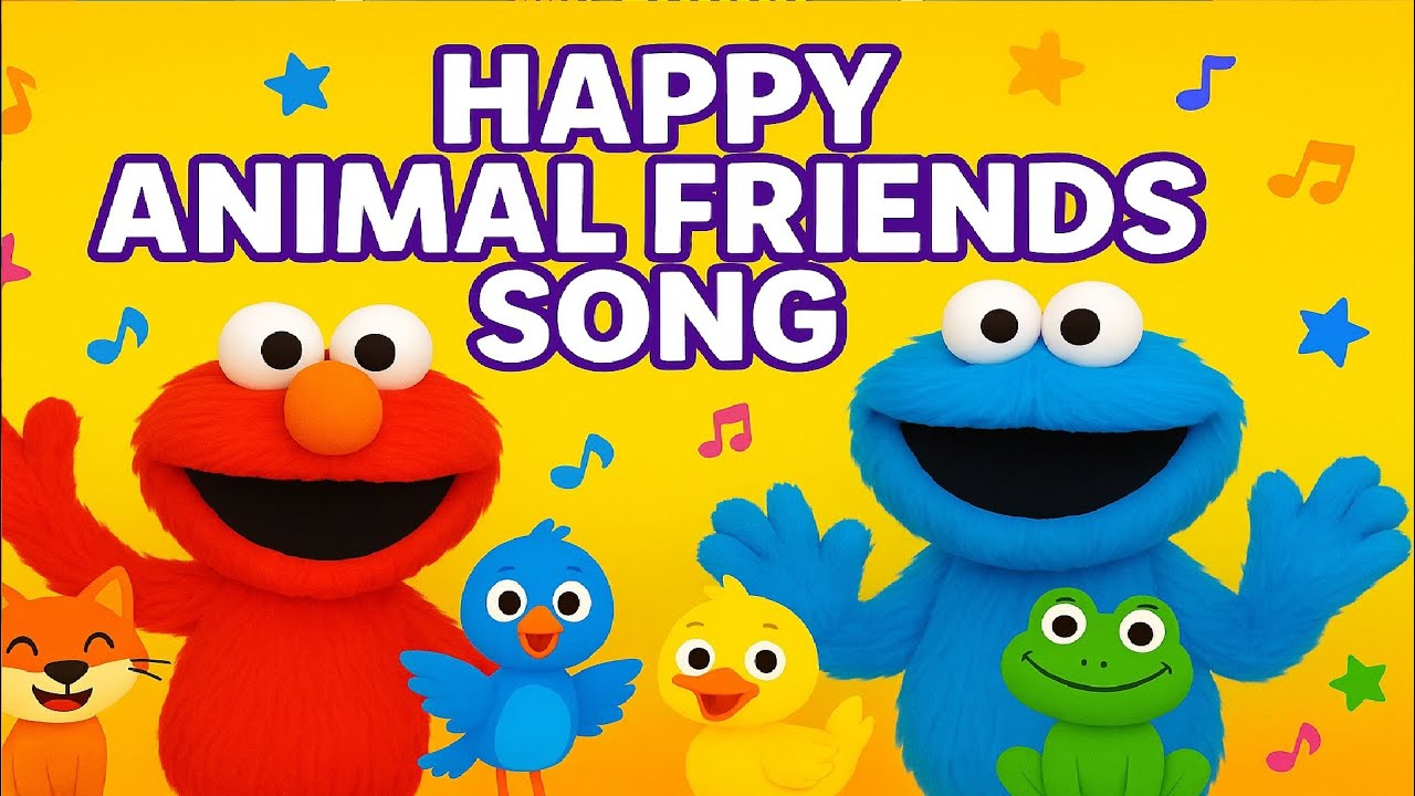 Happy Animal Friends Song | Fun Kids Dance & Clap | Nursery Rhymes for ...