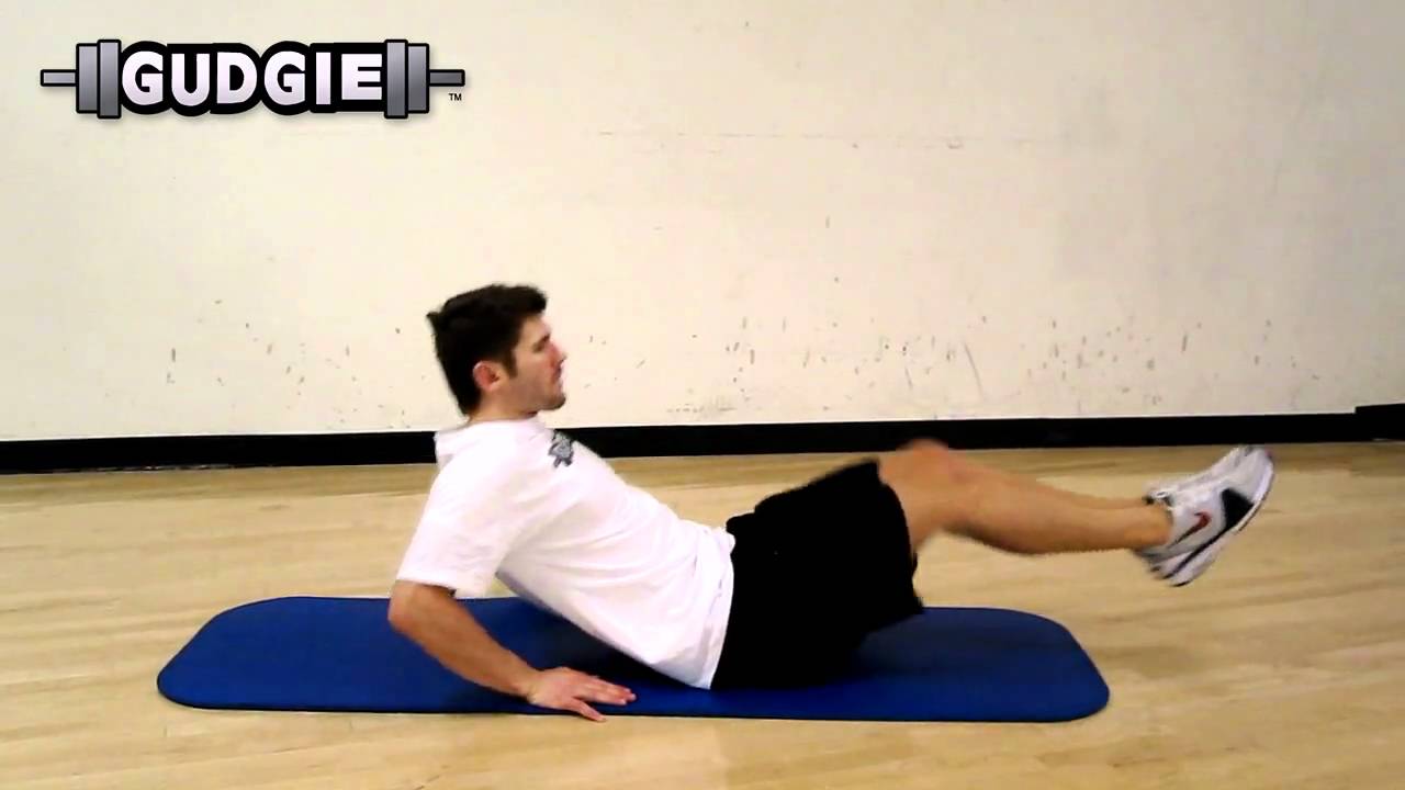 Swimmer crunch - YouTube