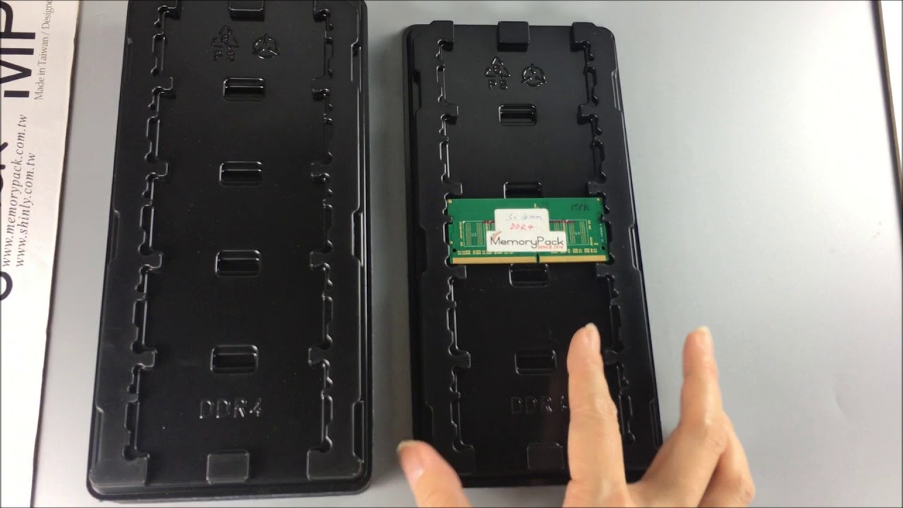 How to use memorypack 2182-001 DDR ram module tray - YouTube