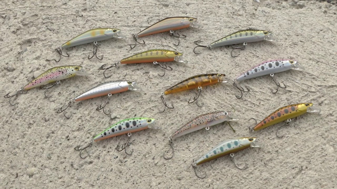 Nuovo minnow di Rapture , ideale per trote in fiume.... - YouTube