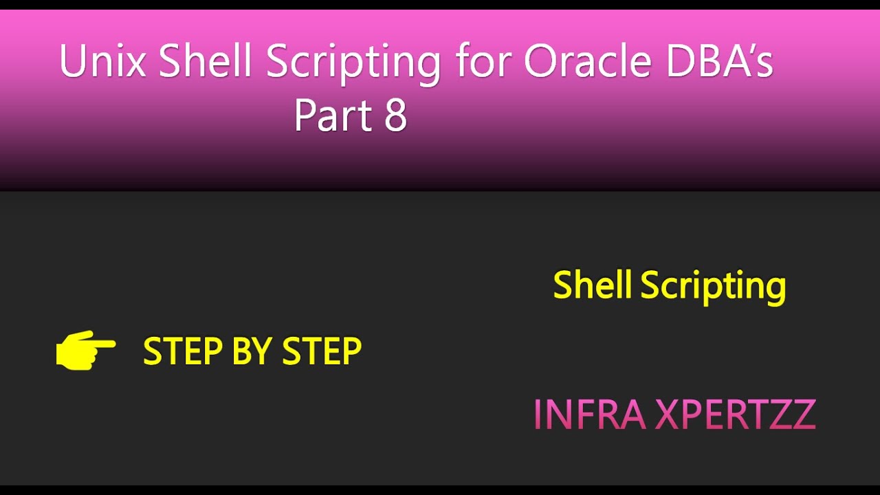Shell scripting tutorial for Beginners - Part 8 - YouTube