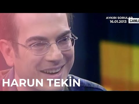 Harun Tekin: 'Yetmez ama evet' demedim, boykot ettim | AYKIRI SORULAR 16 01 2013