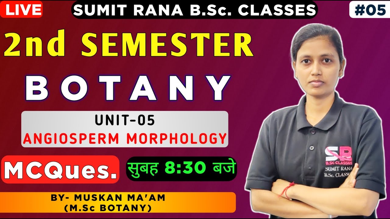 (U.P. Lt -05) Morphology Of Angiosperm MCQ Based Q/A 2nd Semester ...