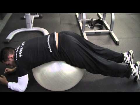 How to Do Reverse Hypers with a Swiss Ball - YouTube