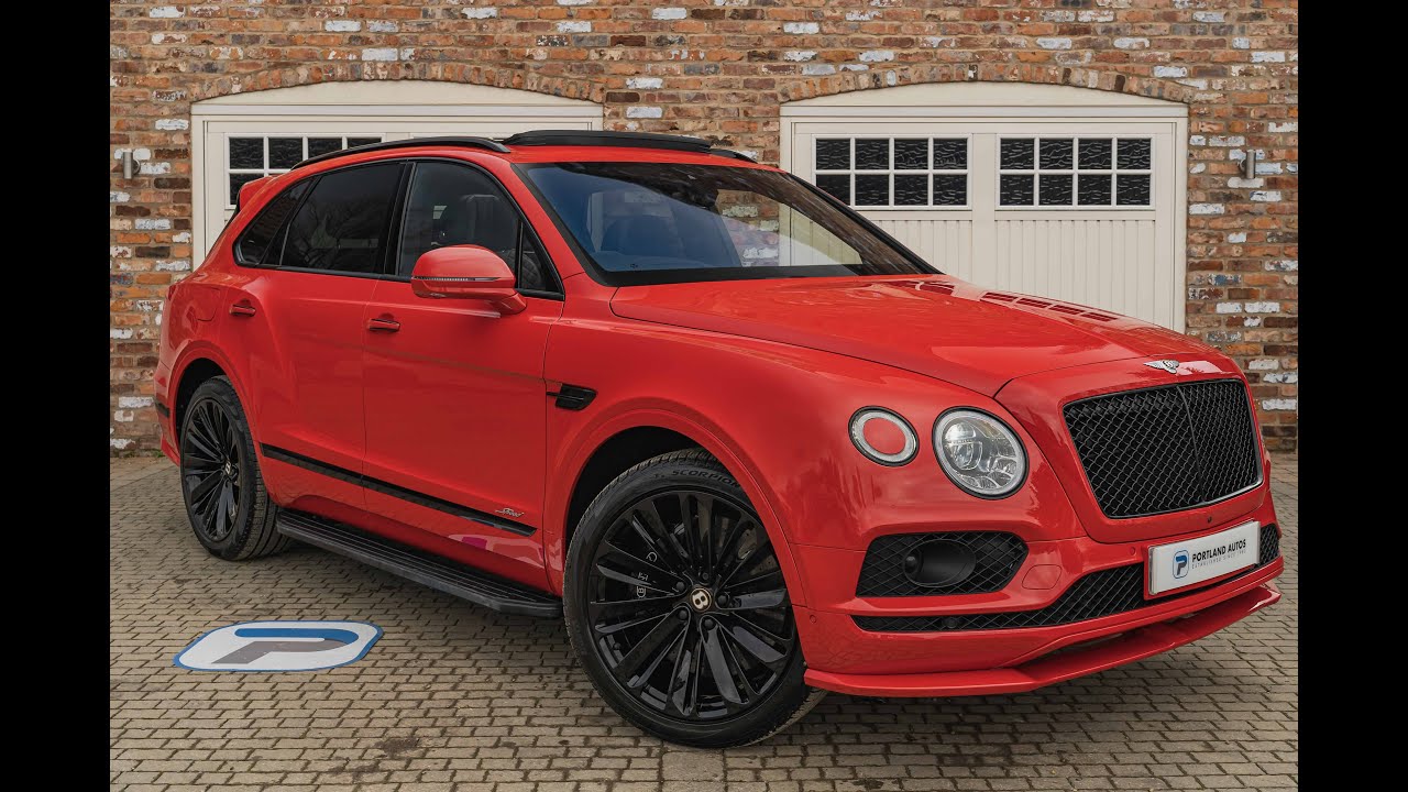 2019 69 BENTLEY BENTAYGA SPEED W12 IN ST JAMES RED WITH BELUGA BLACK ...