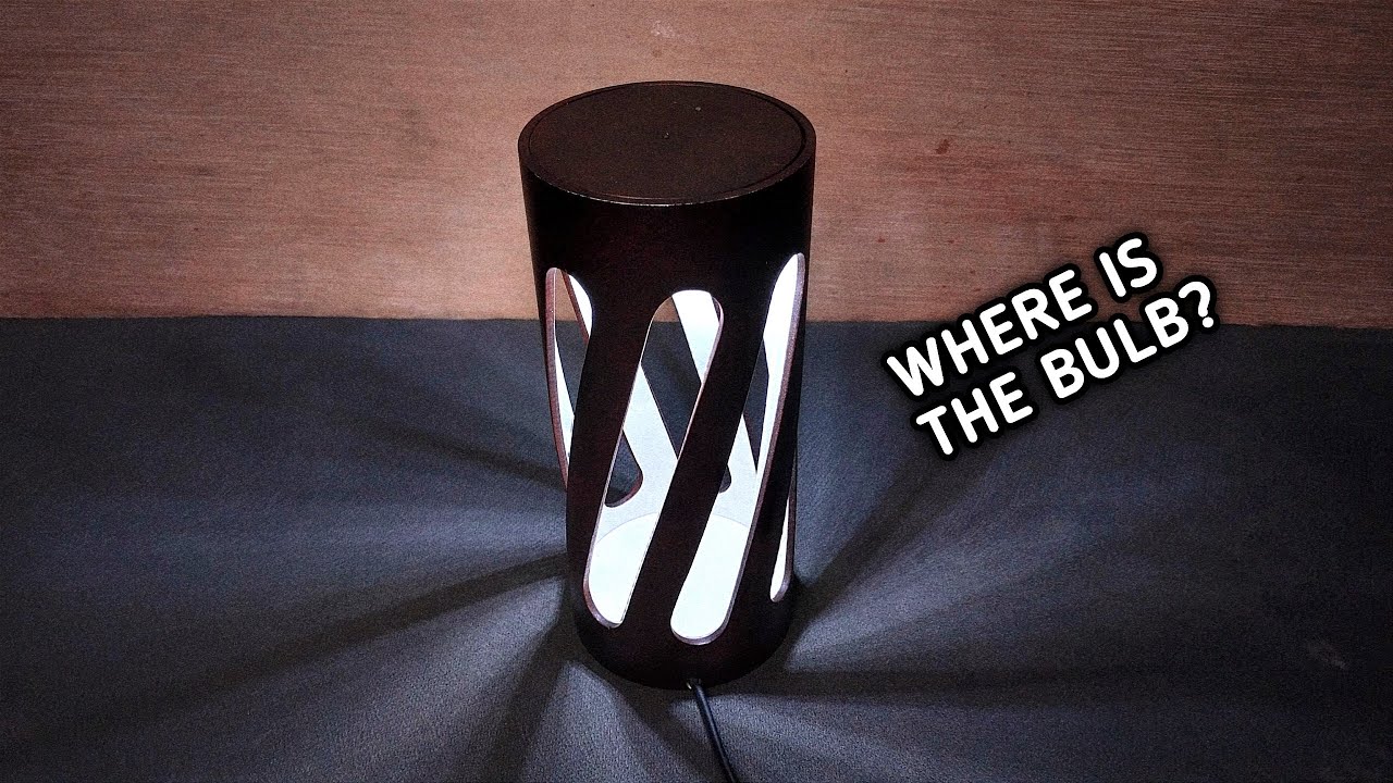 DIY Night Light Table Lamp from Vinilon PVC Pipes - YouTube