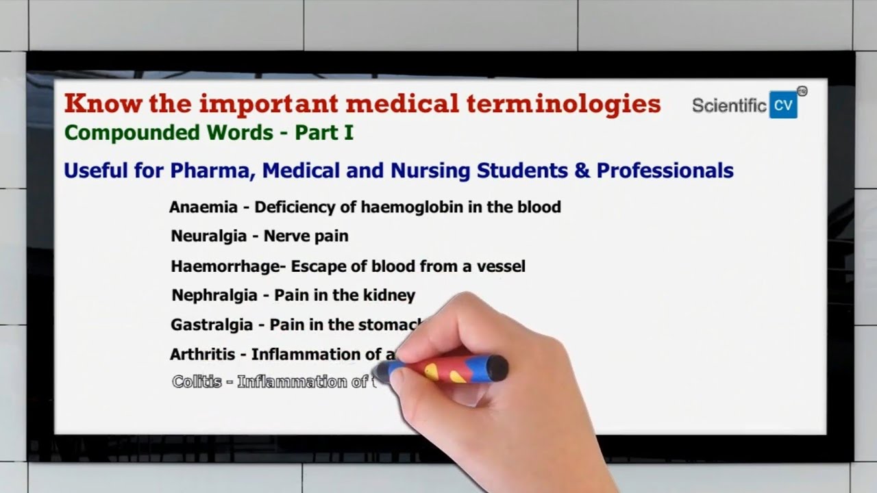 Common medical terminologies Part 1_Medical, Pharma & Nursing students ...
